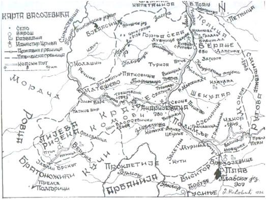 27. Da se Vasojevicko drzi od Nozice do Ljesnice, od Bjelasice do na ...